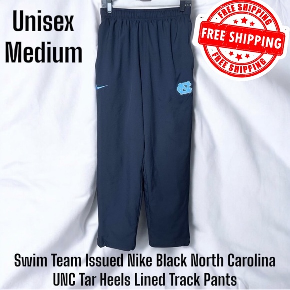 Nike | Pants & Jumpsuits | Swim Team Issue Nike Black North Carolina ...